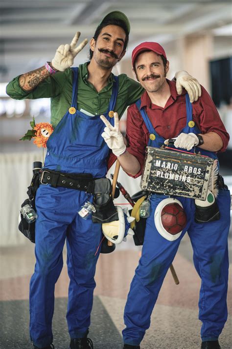 [self] Luigi And My Brother Mario Repping Mario Bros Plumbing At Tampa