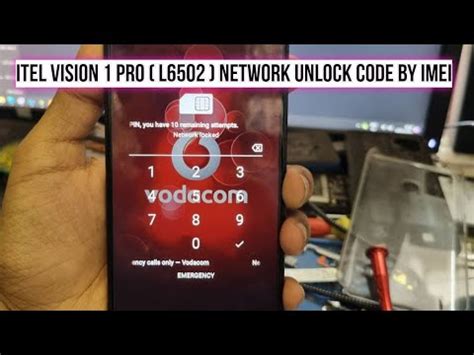 Itel Vision Pro L Network Unlock Code By Imei Youtube