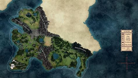 Progress Picture Of My Map Rwonderdraft