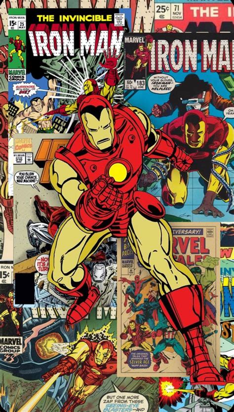 Iron Man Comic Wallpaper Iron Man Comic Marvel Comics Vintage Iron