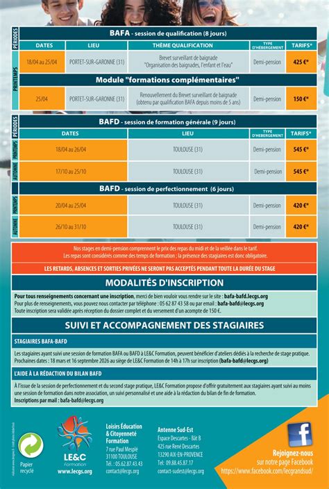 Formations Bafa Bafd Info Jeunes Tarn Et Garonne