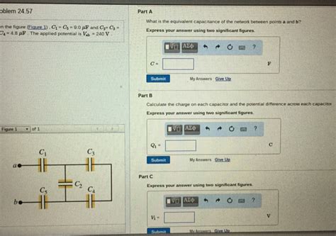 Solved In The Figure Figure C C Mu F And Chegg Com