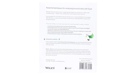 Marketing Analytics With Excel Data Driven Techniques