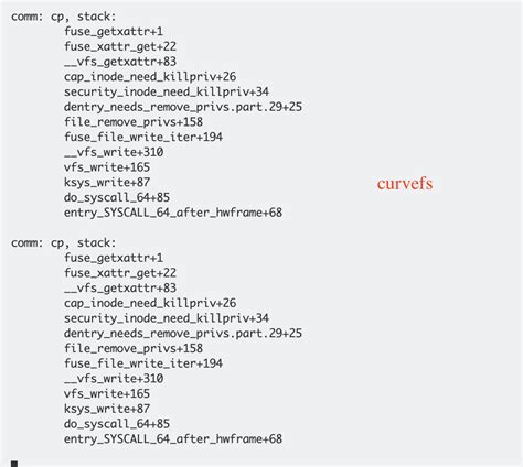 The Fuse Log Shows That Fuseopgetxattr Log Print Too Much · Issue 1276 · Opencurve Curve · Github