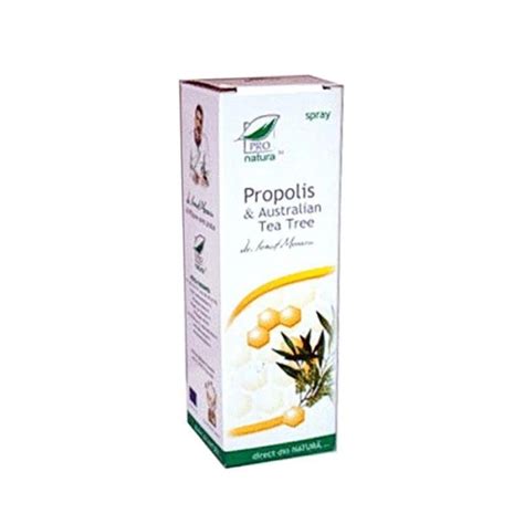 Spray Propolis Cu Tea Tree 100 Mililitri Medica Medica Farmimpex