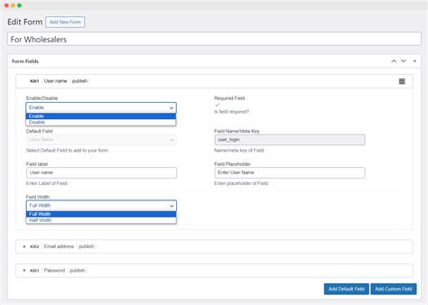 How To Add Default Shipping And Billing Fields Documentation