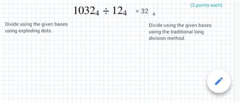 Solved Divide Using The Given Bases Using Exploding Dots 3