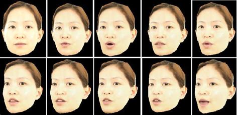 The Animated Face Images With Realistic Texture Of Mouth Area The Download Scientific Diagram
