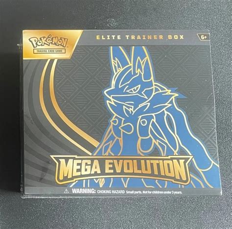 PokÉmon Tcg Mega Evolution Elite Trainer Box Lucario Etb New And Sealed