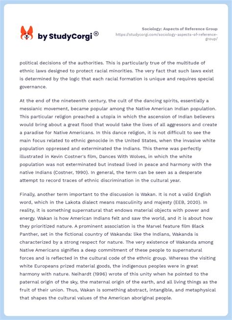 Sociology Aspects Of Reference Group Free Essay Example