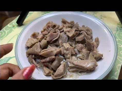 How To Clean And Cook Hog Maws Chitterlings And Hog Maws Recipe Hog