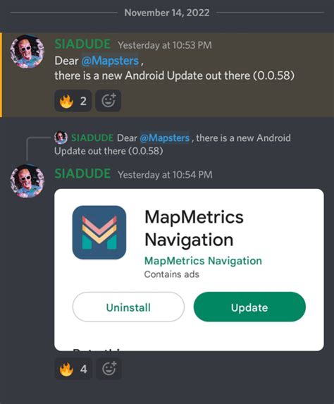 New Android Update Version 0058 Rmapmetricsofficial