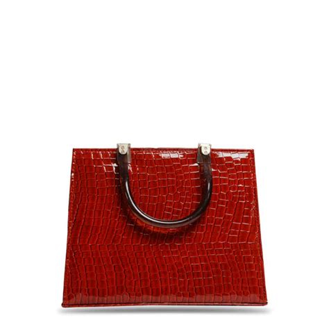 Maroon Candy Bag With Acrylic Handle Nayabkhtoon