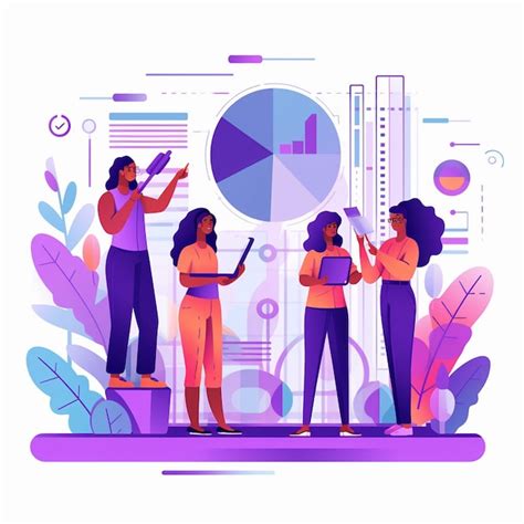 Premium Ai Image A Group Of People Are Standing In Front Of A