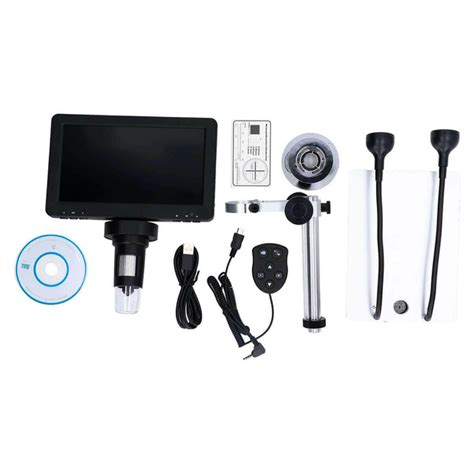 Microscópio Digital 7 Polegadas Display Lcd Amplia 1000x