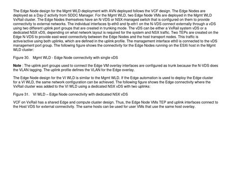 Nsx Edge Node Design Vmware Cloud Foundation On Vxrail Architecture