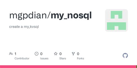 Github Mgpdianmynosql Create A Mykvsql