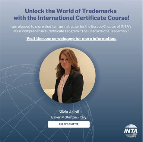 Trademarks Inta Intellectualpropertylaw Silvia Asioli