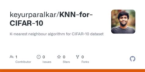Github Keyurparalkar Knn For Cifar 10 K Nearest Neighbour Algorithm
