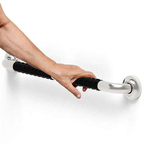 24 Ada Bathroom Safety Grab Bar With Anti Slip Rubber Grip 500 Lb