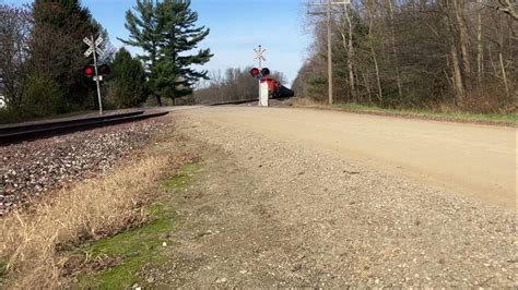 Cn U702 At A Random Woods Crossing Youtube