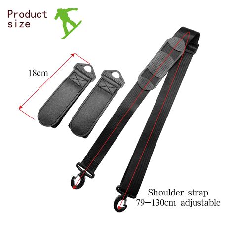 Custom Logo Printed Hook And Loop Nordic Alpine Ski Straps Alpine Ski Bindings Ski Snowboard