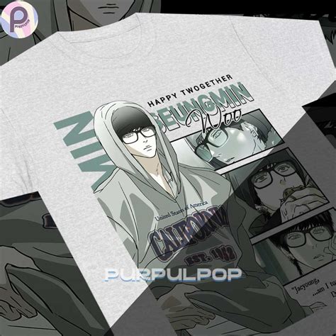 Happy Twogether Seungmin Manhwa Bl Shirt Purpul Pop