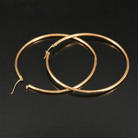 18k Hoops Ebth