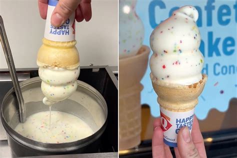 Dairy Queen Adds New Confetti Cake Dipped Ice Cream Cone