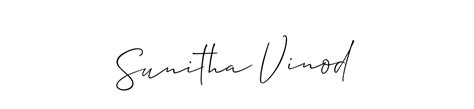 75 Sunitha Vinod Name Signature Style Ideas Amazing Esignature