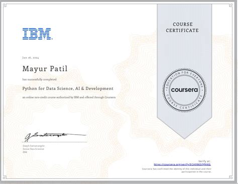 Mayur Patil On Linkedin Im Happy To Share That Ive Obtained A New