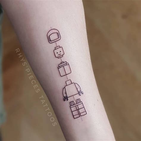 Lego Man Tattoos