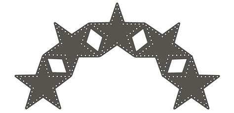 Twinkly Star Arch 250 Twinkly Lights Multiple Cuts Charlees Props