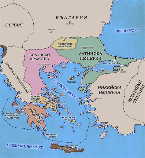 Division Of Greek Empire