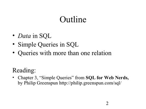 slides 2 basic sql