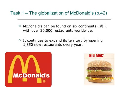 Lesson 10 Cultural Globalization Mcdonalds Ppt