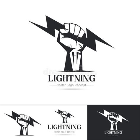 Hand Holding Lightning Bolt Stock Illustrations 502 Hand Holding