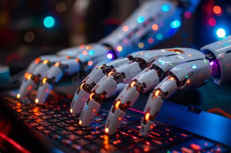 Close Up Of Hands Working Typing On A Computer Keyboard Stock Image Image Of Laptop System