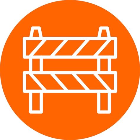 Premium Vector Barrier Icon Style