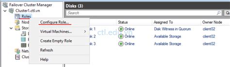 Lab Windows Server 2016 Module 8 Triển Khai Failover Clustering