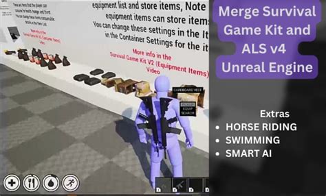 Merge Survival Game Kit V2 And Als V4 In Your Unreal Engine Project By Ewereigumbor Fiverr