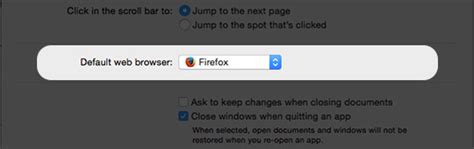 Changing Default Browser In Mac OS X Yosemite