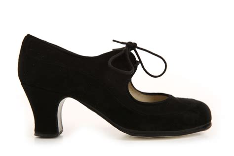 Flamenco Dance Shoe Angelito Suède Black Ca › Ladies › La Sonanta