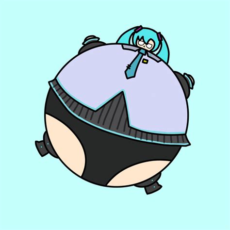 Inflated Miku By Niinaanuu On Deviantart