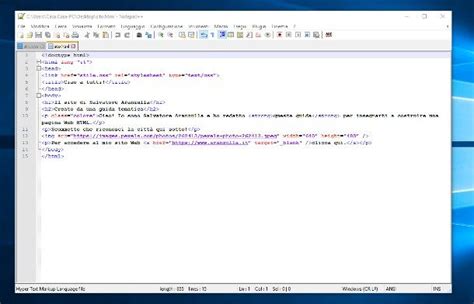 come creare una pagina html salvatore aranzulla