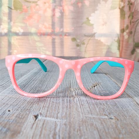 Square Pink And Blue Glasses Frames Only Costumeravefestivalpartyanimefunnovelty Women
