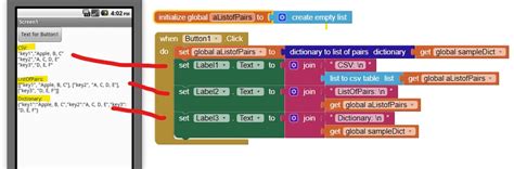 Search In List Of Pairs Or Dictionary Mit App Inventor Help Mit App