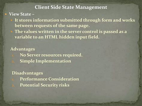 Asp Net State Management Pptx