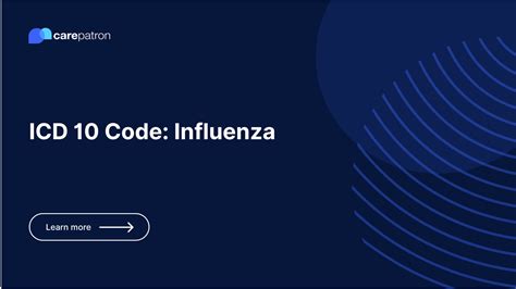 Influenza Icd 10 Cm Codes 2023