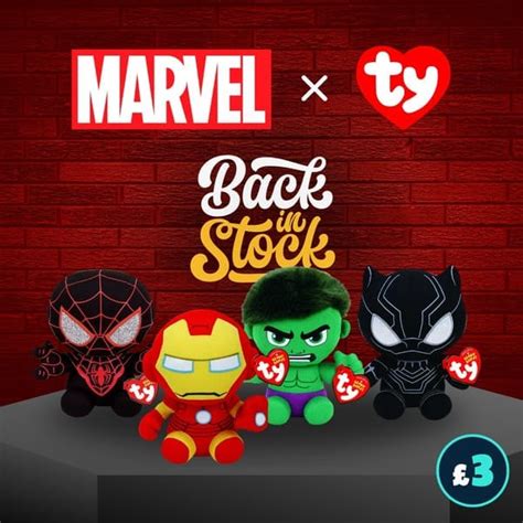 Marvel Or Star Wars Ty Teddies £3 At Toys For A Pound